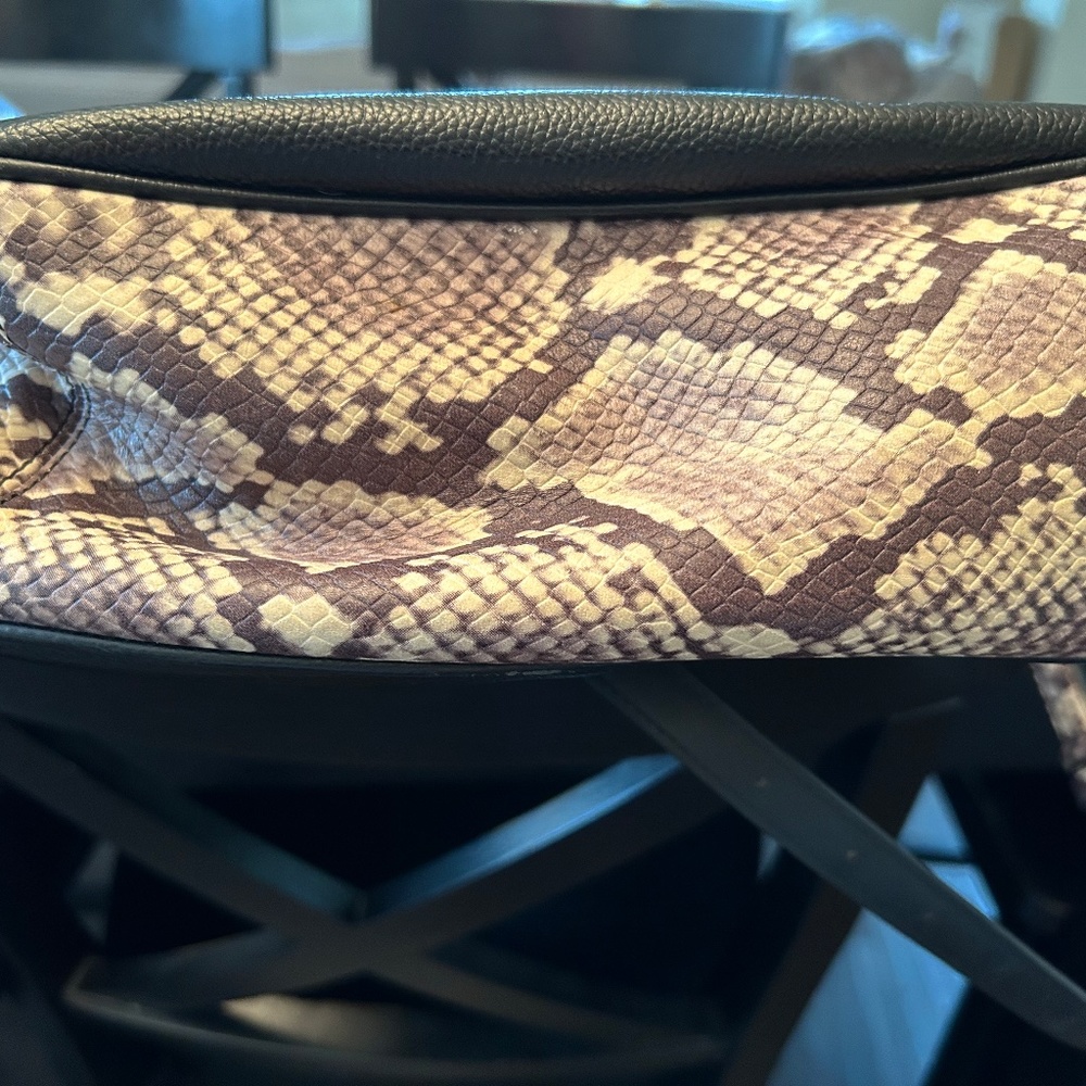 Coach Harley Hobo Embossed Snake Skin - Gem